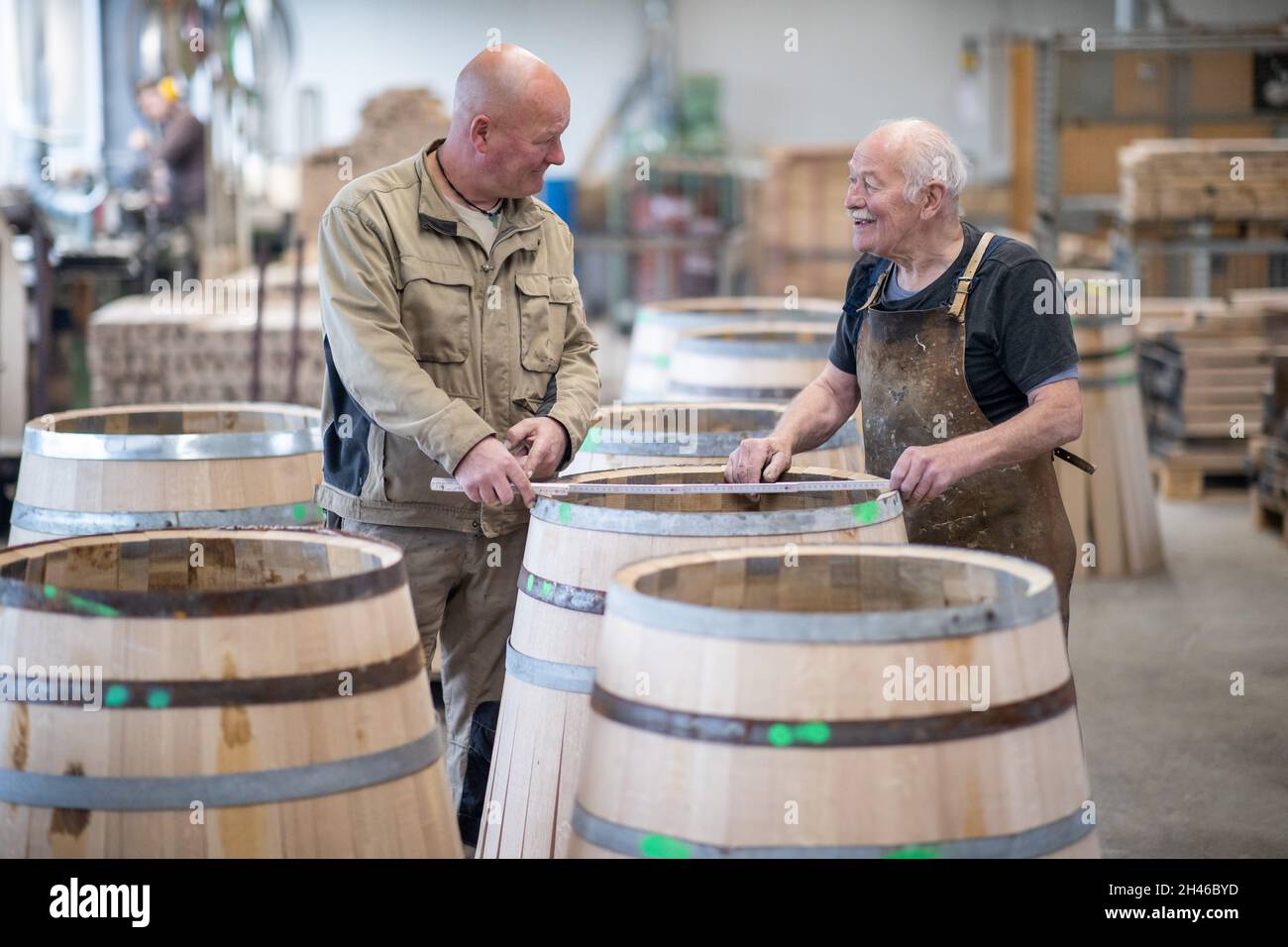 PRODUCTION - 11 October 2021, Bavaria, Eußenheim: The Büttner Andreas ...