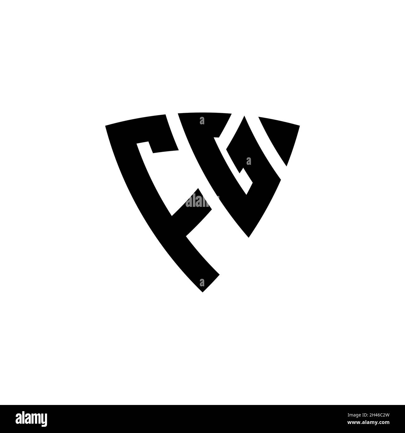 FS Monogram logo letter with Star geometric shape style design isolated ...