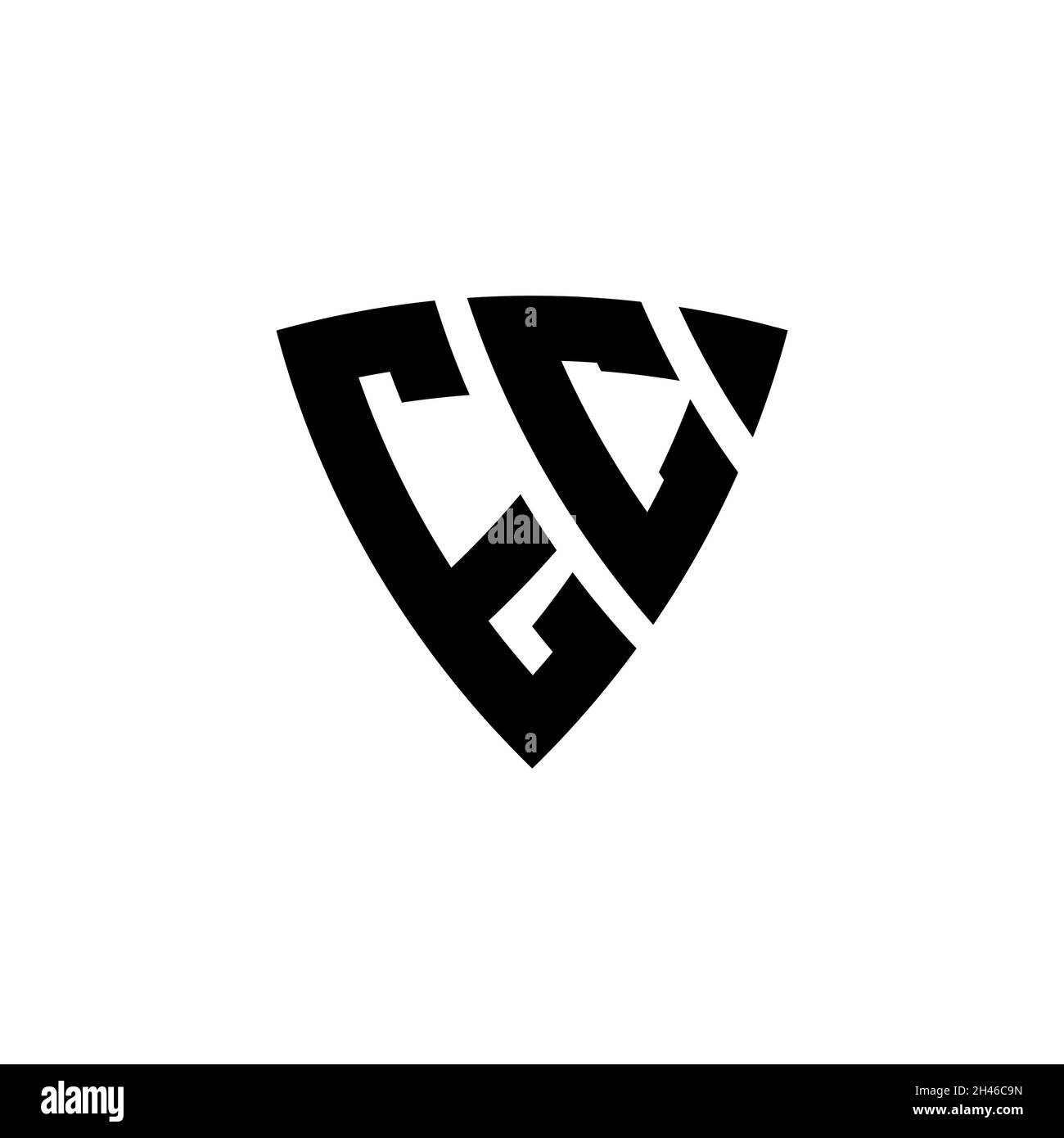 EM Monogram logo letter with Star geometric shape style design isolated on black background ...