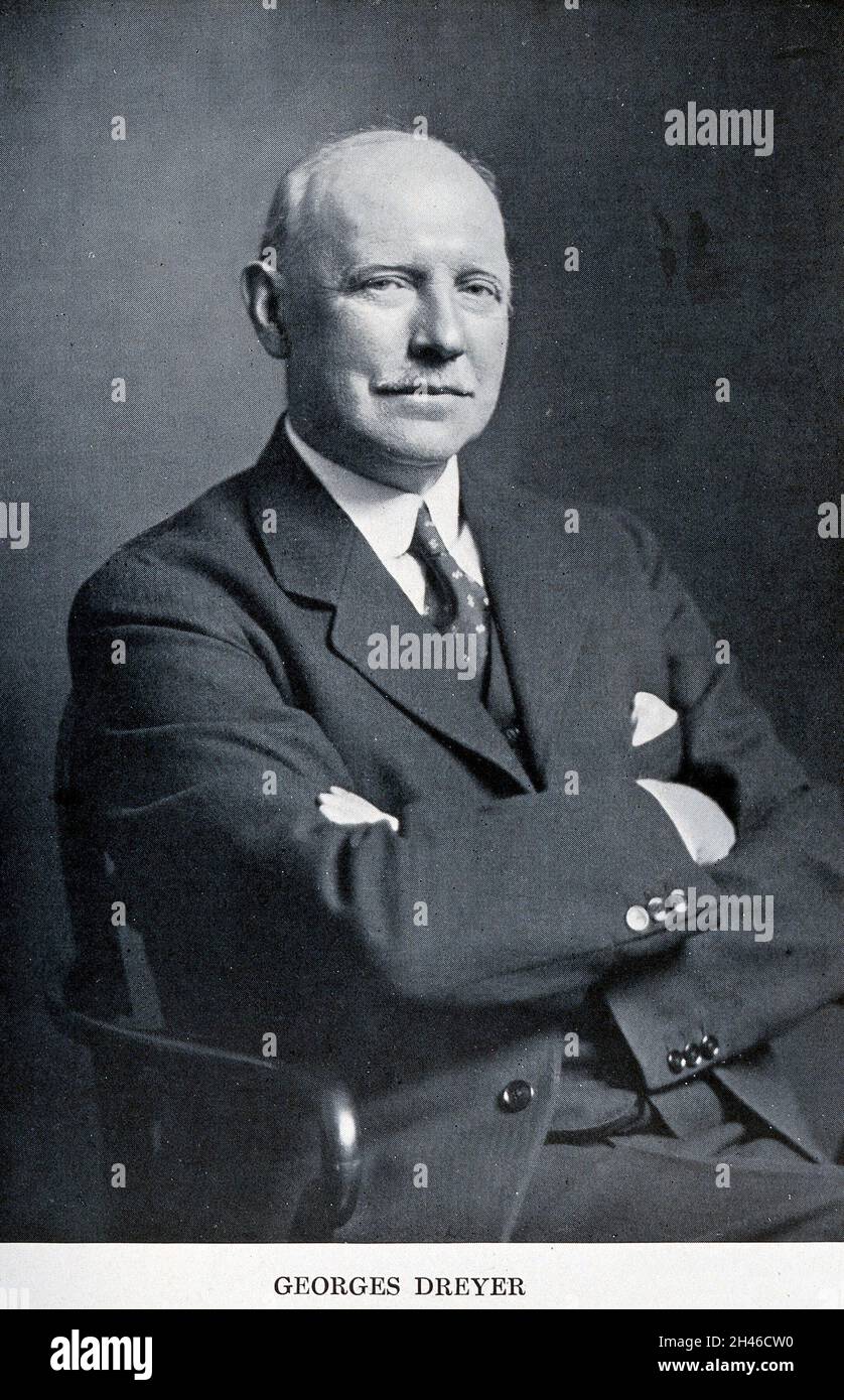 Georges Dreyer. Process print after Russell, London Stock Photo - Alamy