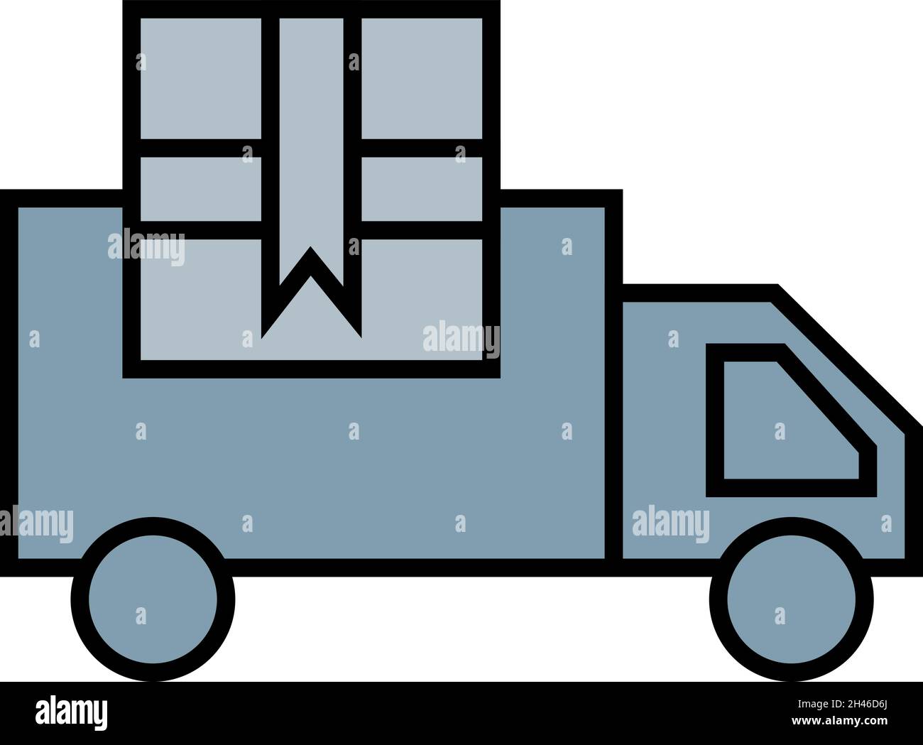Logo on delivery truck Cut Out Stock Images & Pictures - Alamy