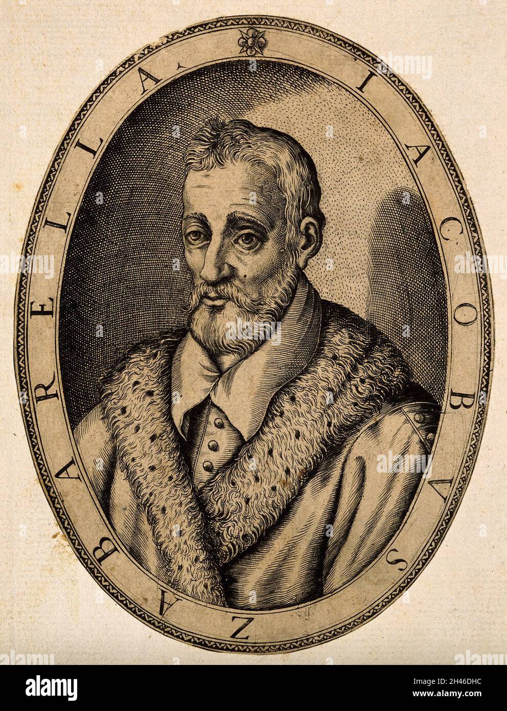 Jacobus Zabarella. Line engraving Stock Photo - Alamy
