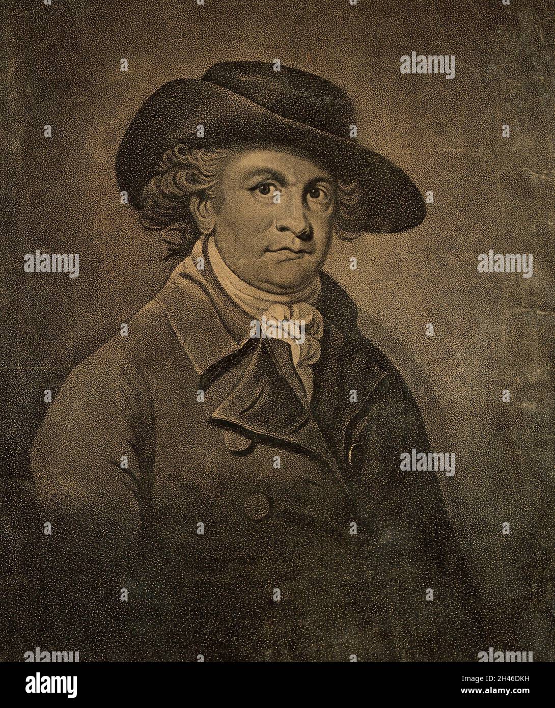 John Wolcot [Peter Pindar]. Stipple engraving by B. Smith after T ...