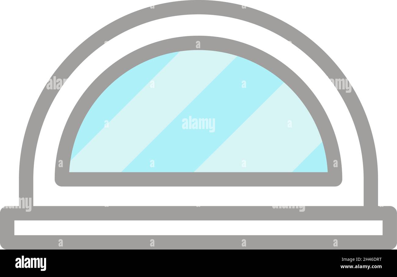 Semi circle window Stock Vector Images - Alamy