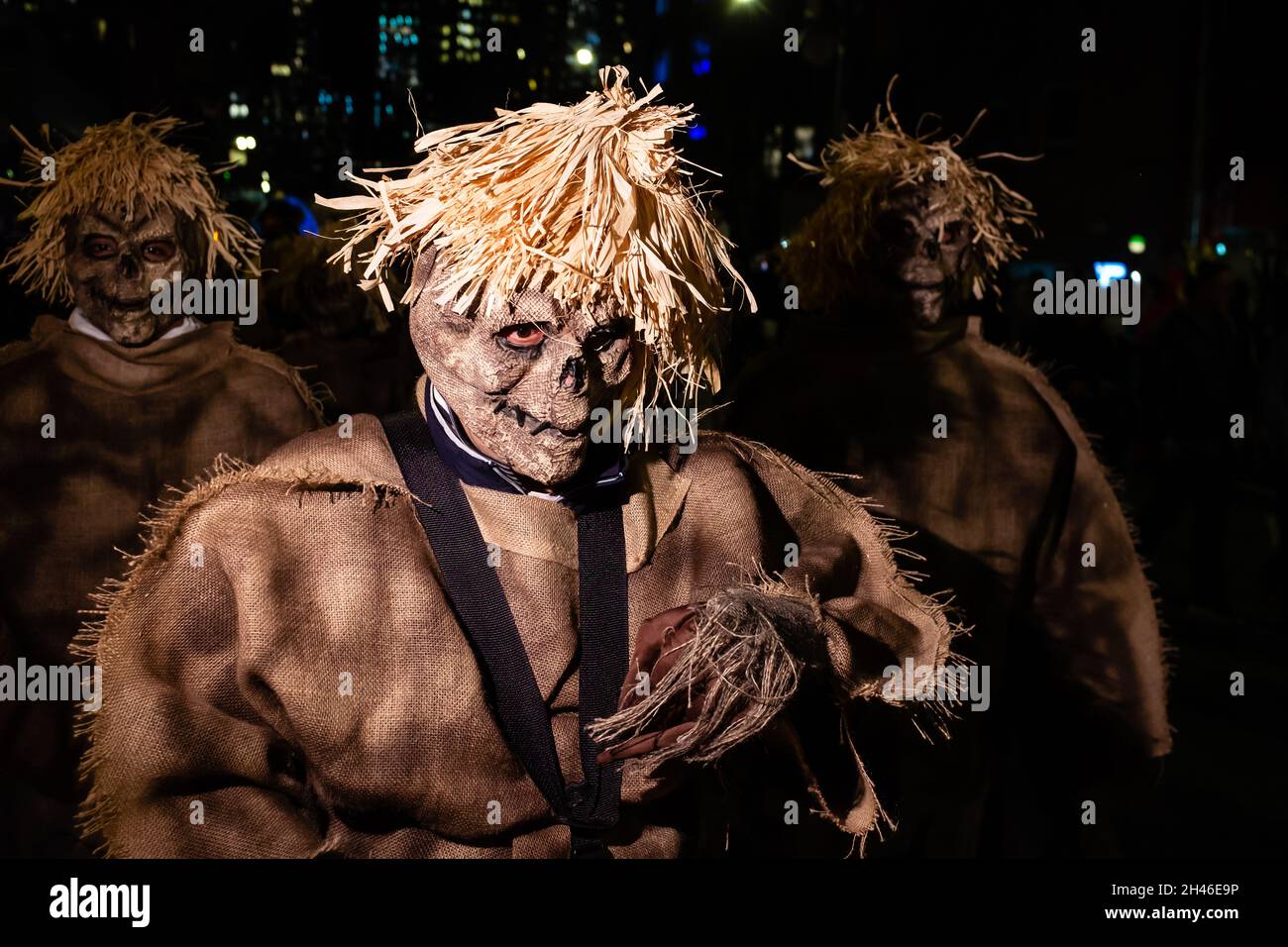 Three grotesque masks masks hi-res stock photography and images - Alamy