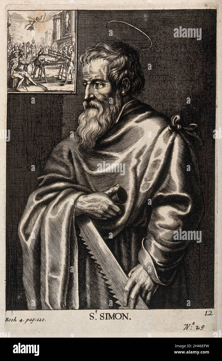 Study portrait of a saint hi-res stock photography and images - Alamy