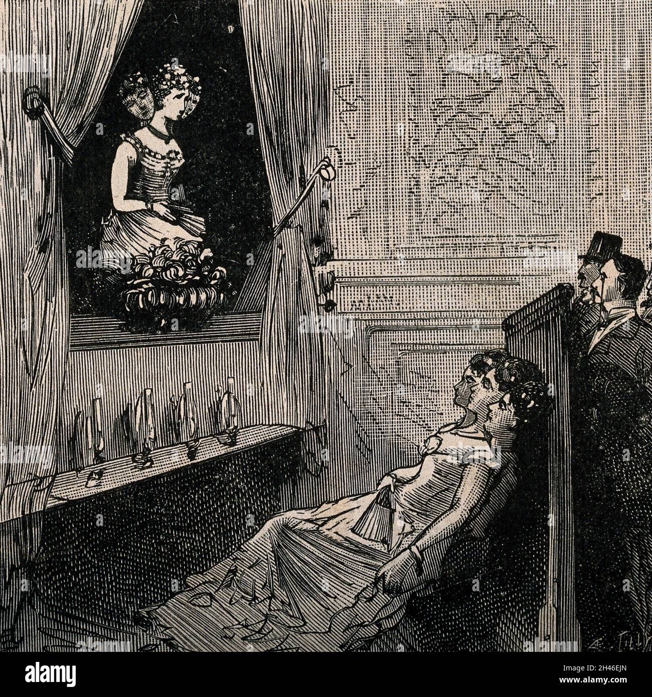A performance by the "three-headed nightingale" (supposedly a woman ...