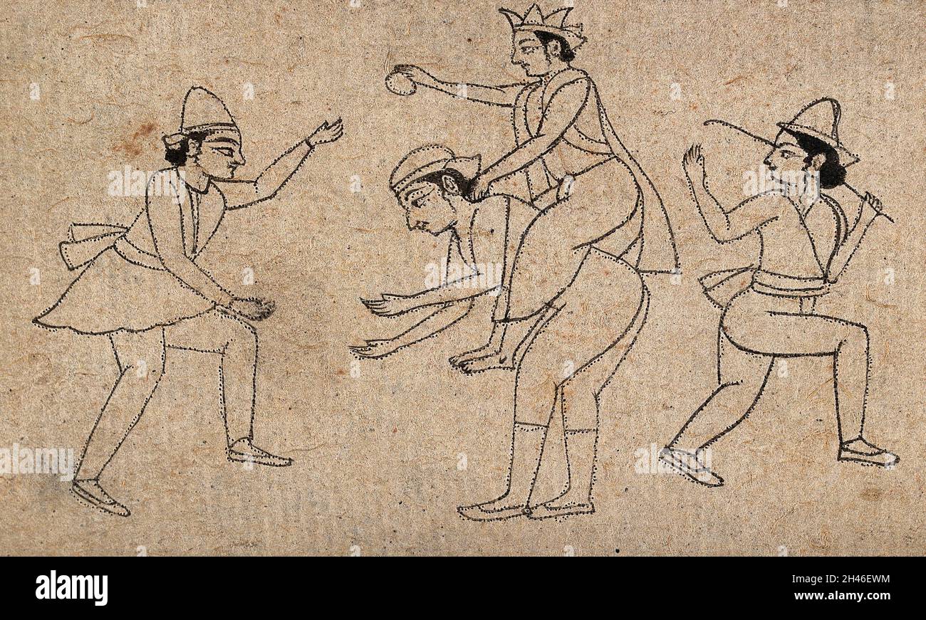 Ink drawing figures hi-res stock photography and images - Alamy