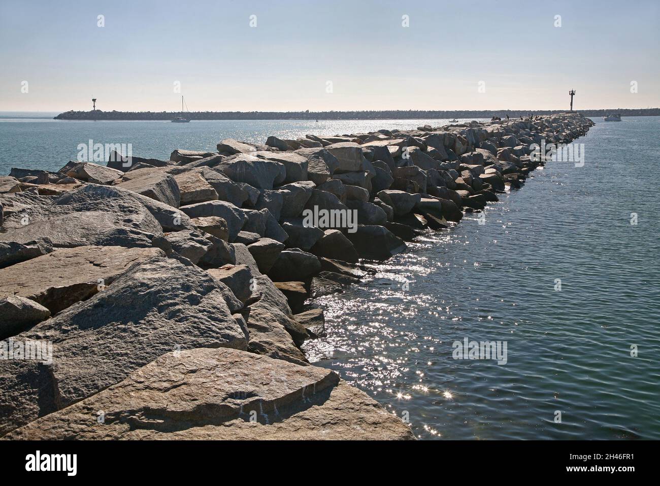 Barrier to the boating jetty hi-res stock photography and images - Alamy