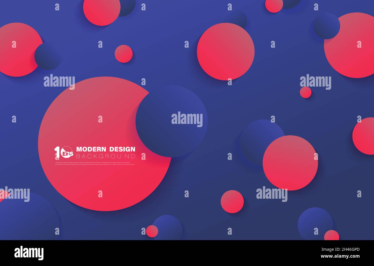 Abstract gradient circle colour template of geometric design. Decorate ...