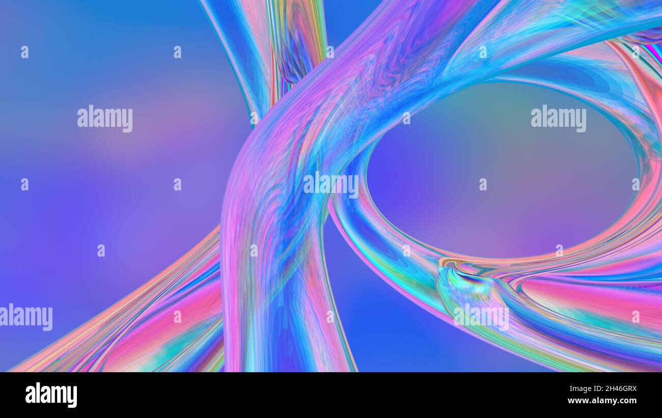Abstract futuristic background with rainbow shape Stock Photo - Alamy