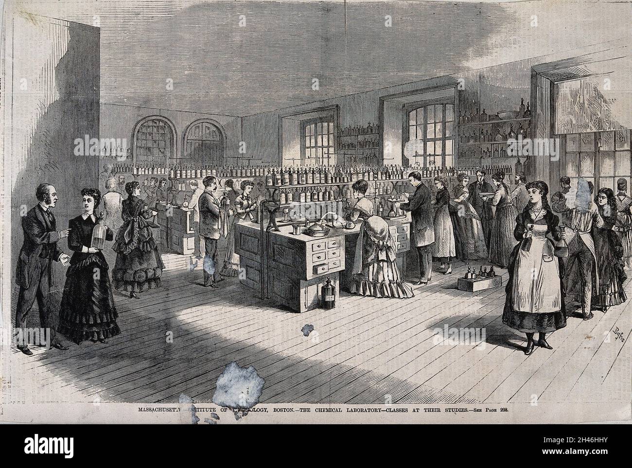 The chemical laboratory at Massachusetts Institute of Technology ...