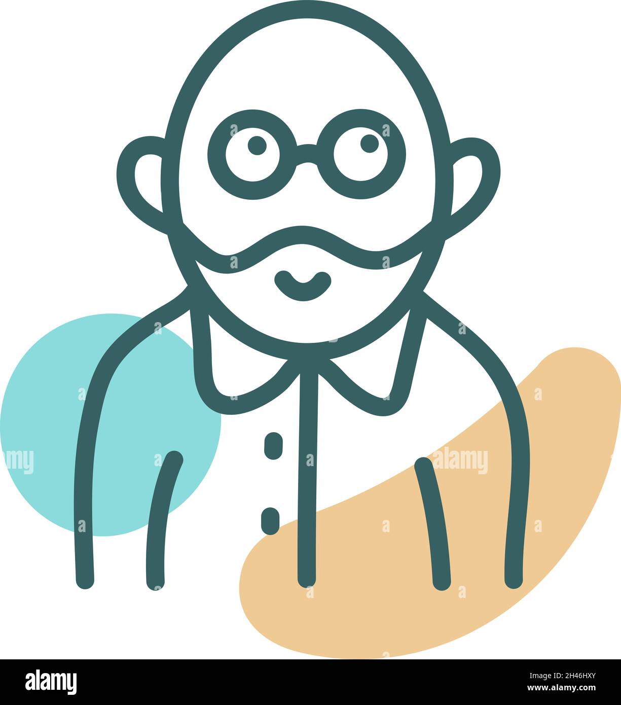 Grandpa illustration hi-res stock photography and images - Alamy