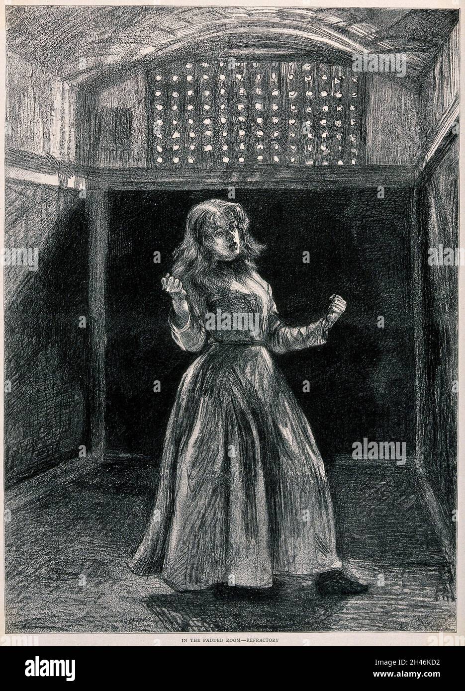 Woking Convict Invalid Prison: a woman prisoner in solitary confinement ...