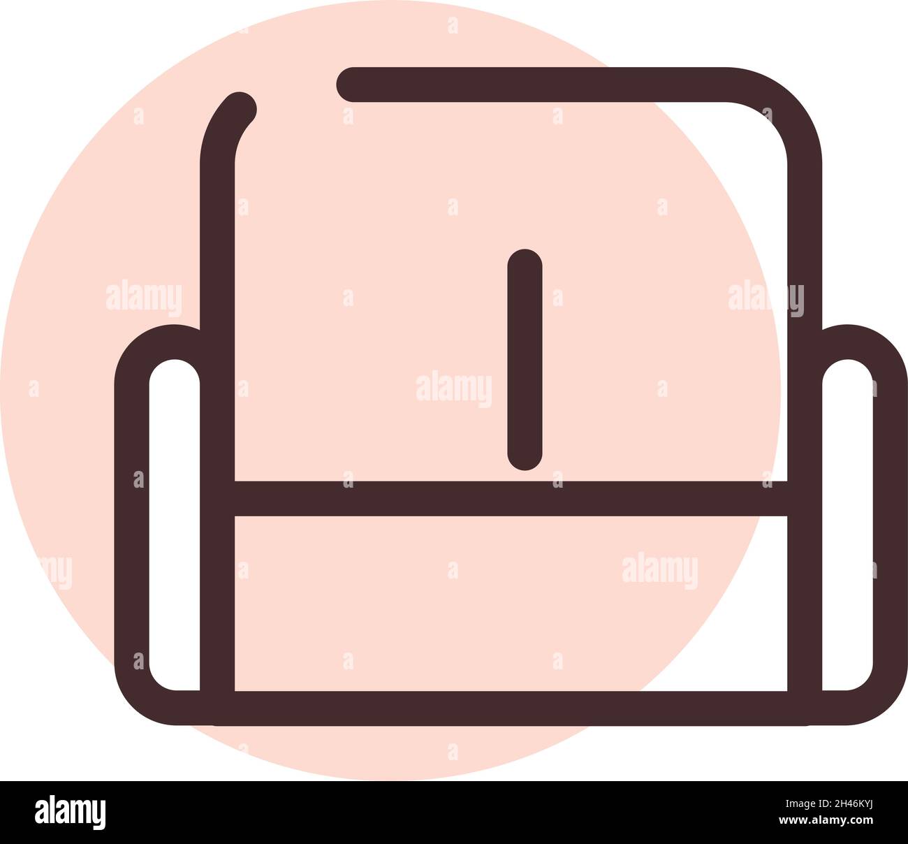 Sofa modern pink Stock Vector Images - Alamy