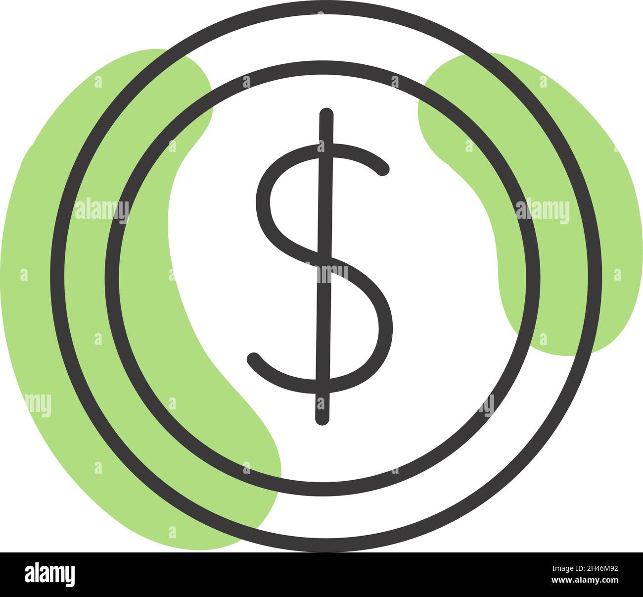 Game money, illustration, vector, on a white background Stock Vector ...