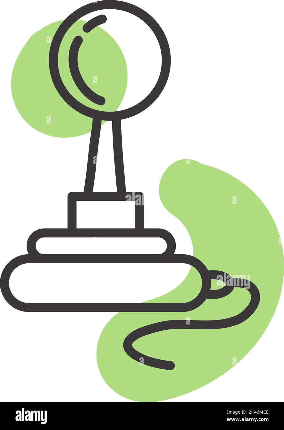 Race game controller, illustration, vector, on a white background Stock ...