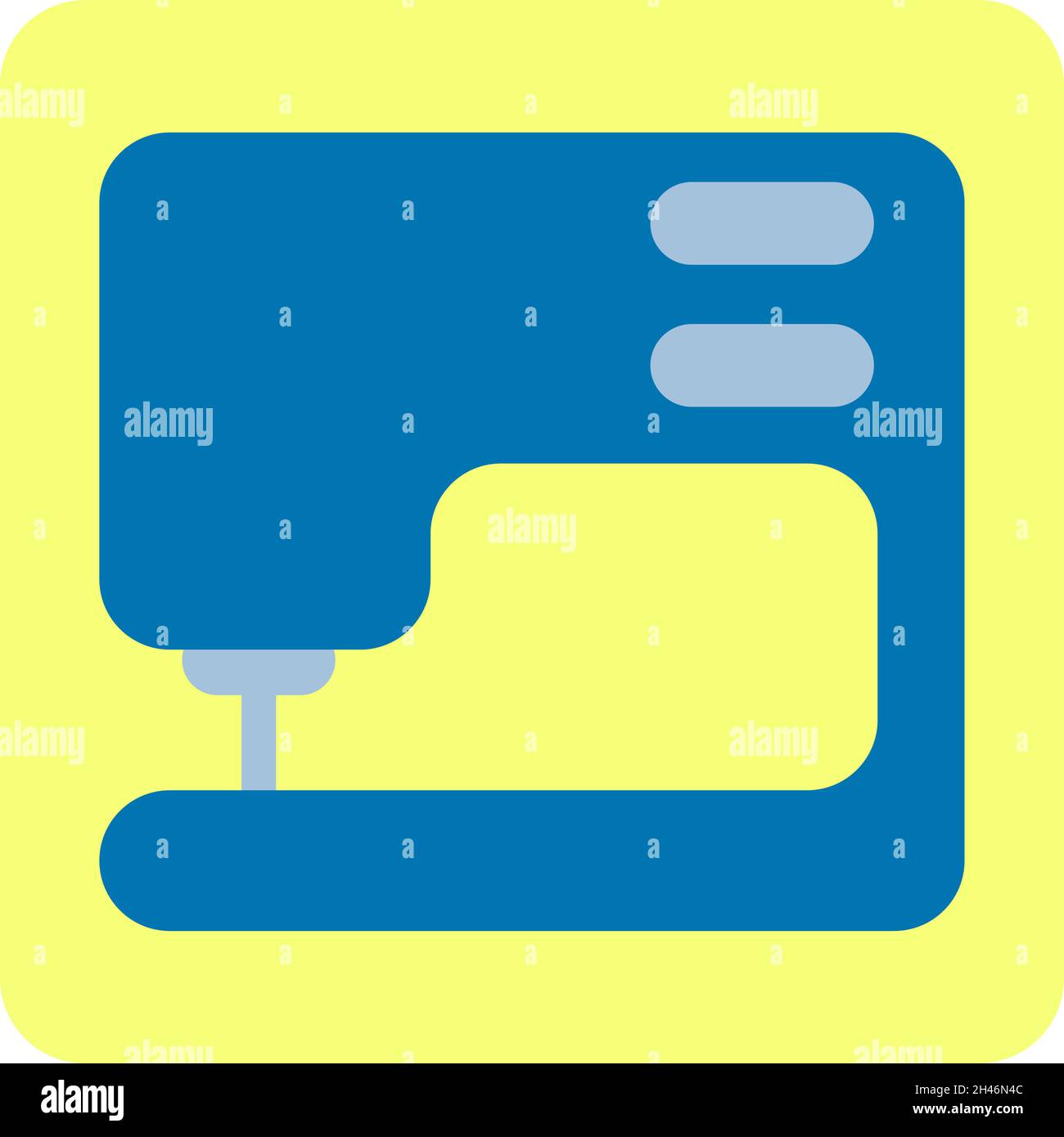 Sewing machine, illustration, vector, on a white background Stock ...