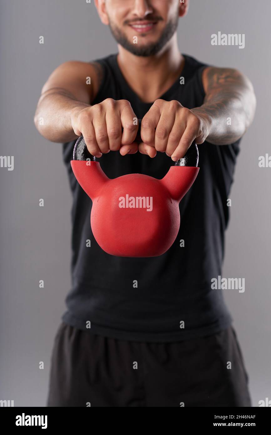 Indian man gym body building hi-res stock photography and images - Alamy
