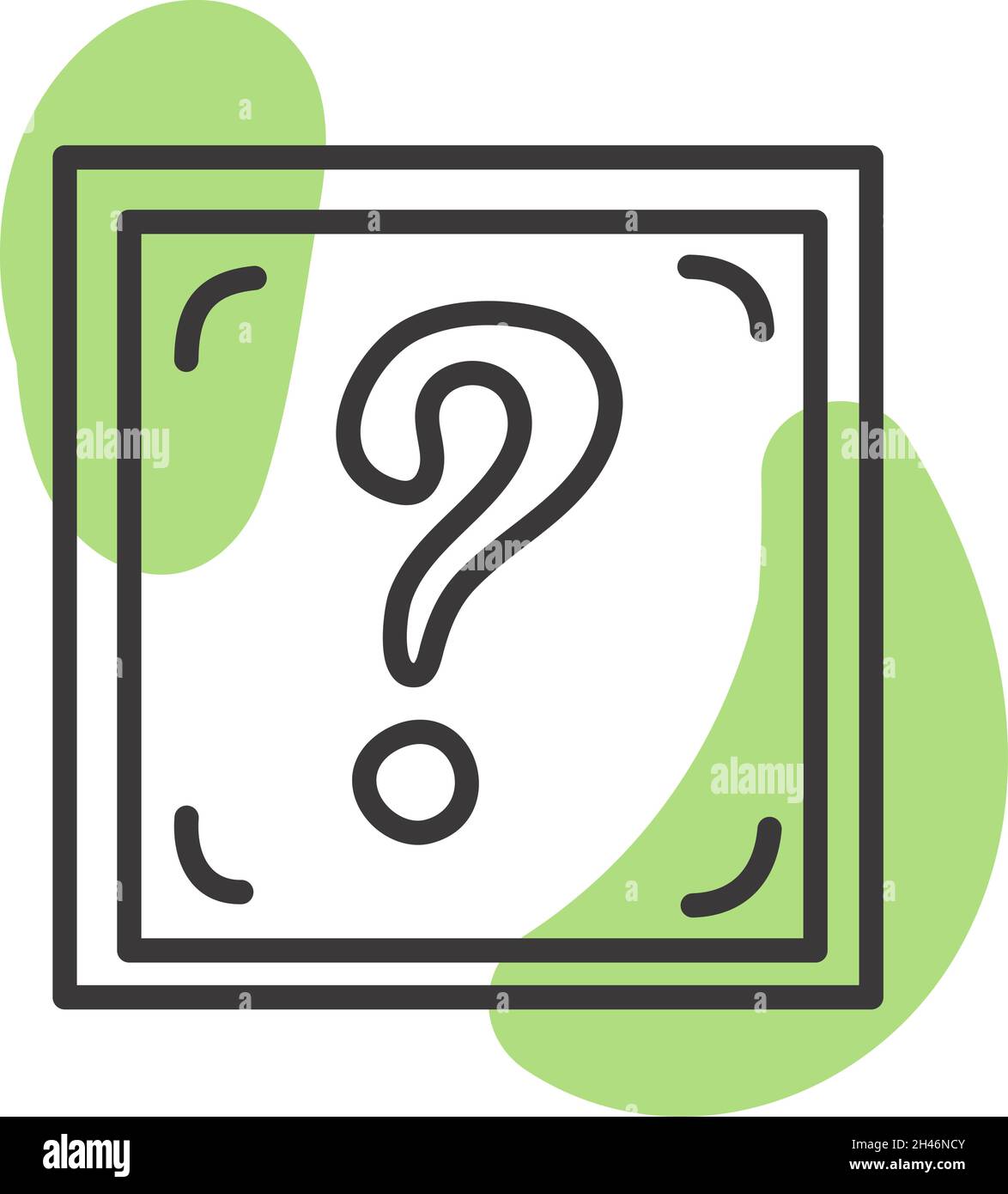 Question game, illustration, vector, on a white background Stock Vector ...