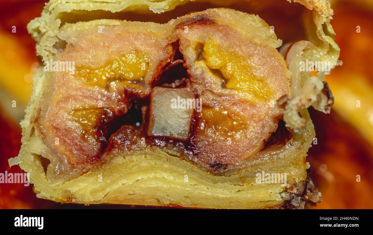 Pisang Bolen or Banana Wrapped with Puff Pastry. Famous food from ...