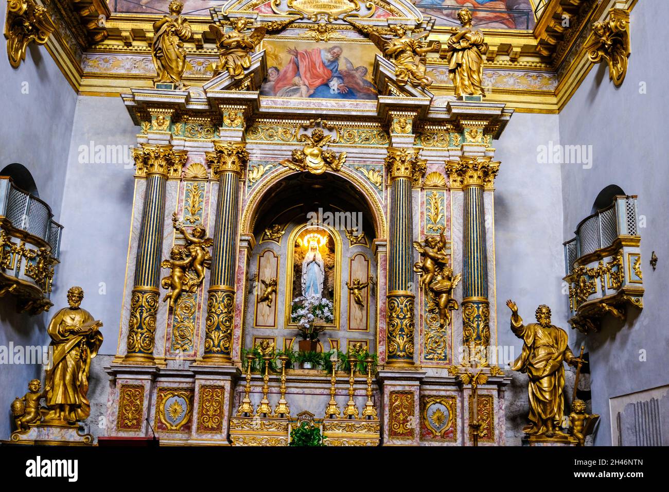 The Santa Maria sopra Minerva church also known as the Temple of ...