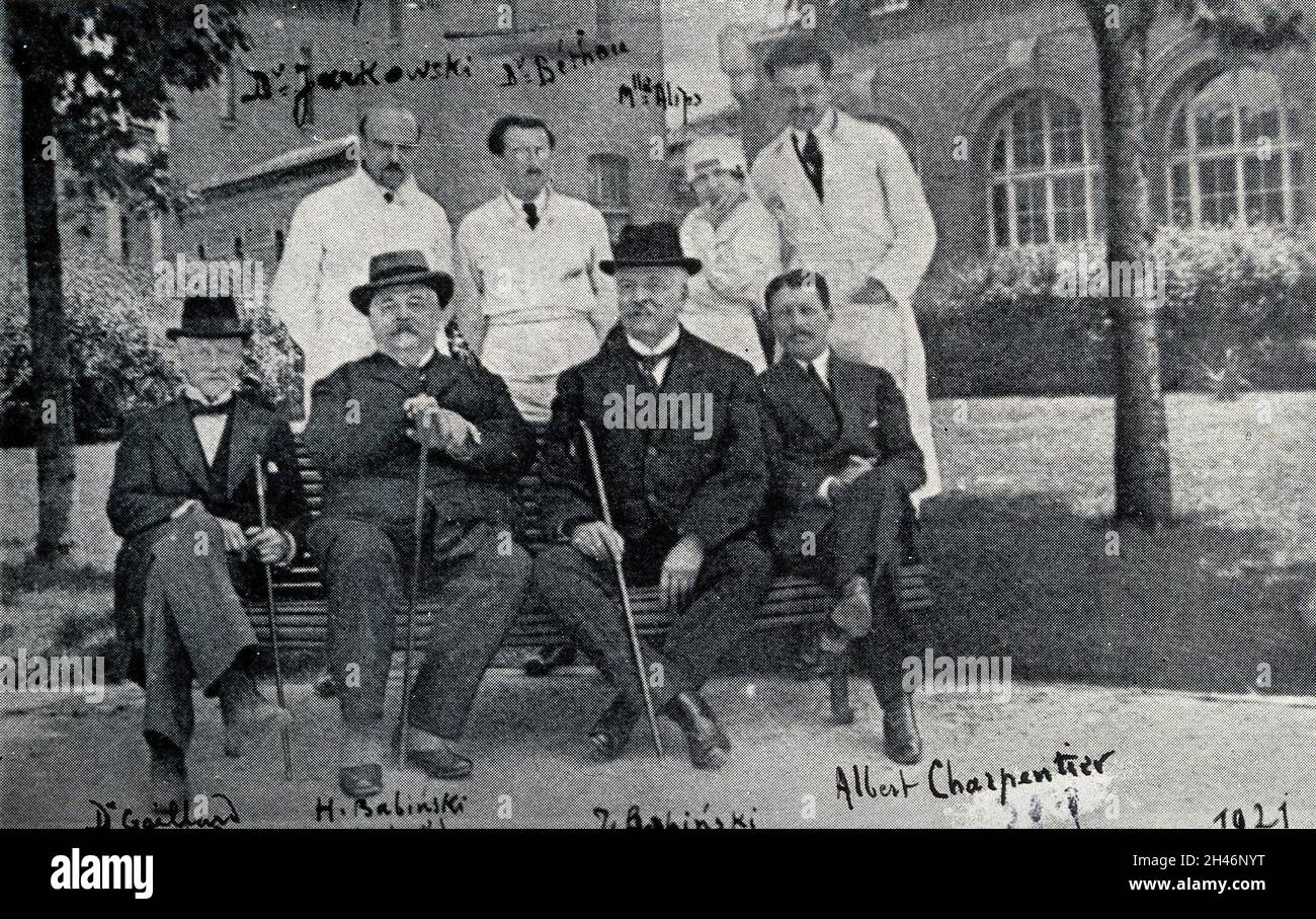 Gaillard, H. Babinski, J. Babinski, A. Charpentier and four others ...