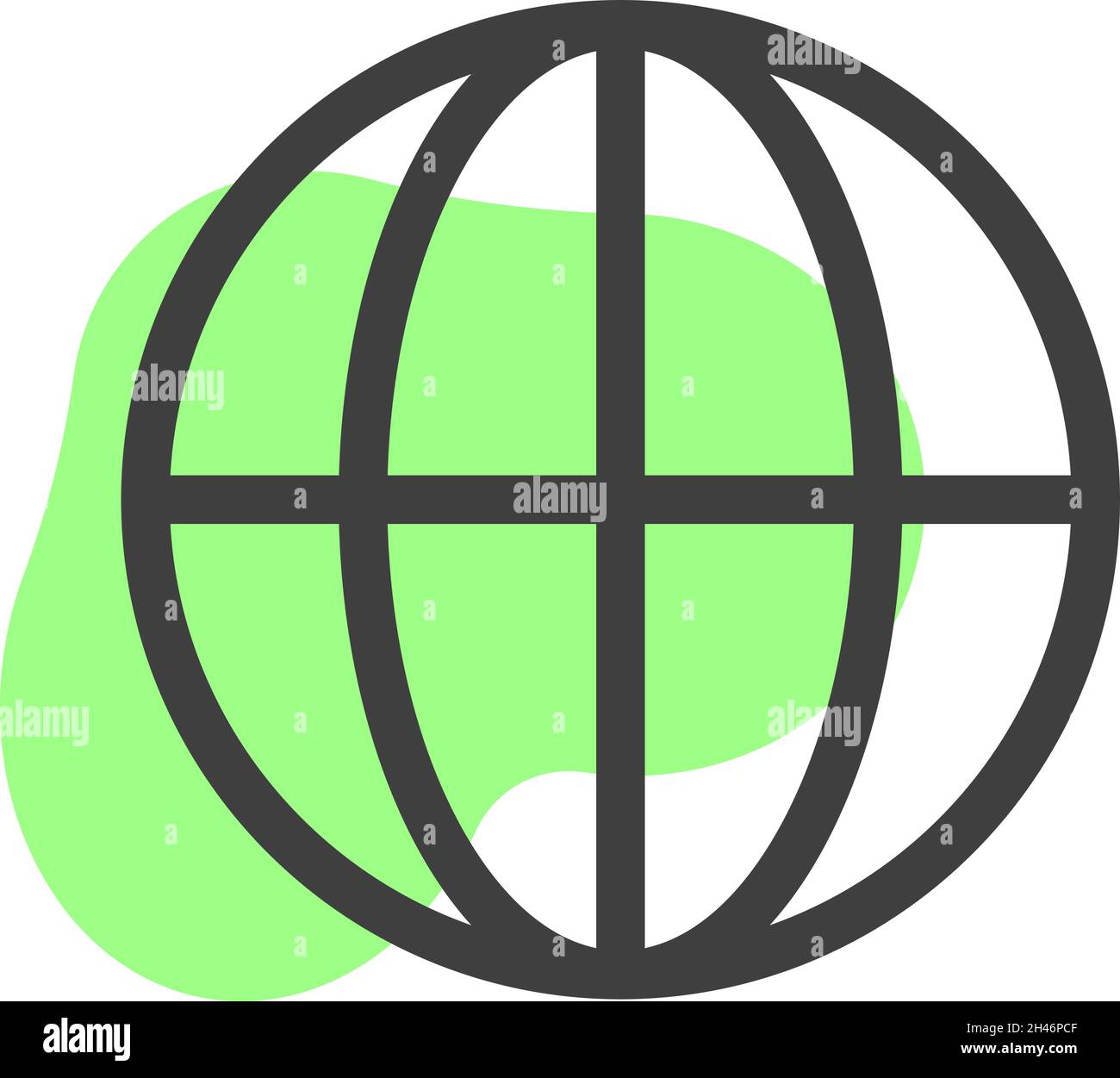 Interface globe , illustration, vector, on a white background Stock Vector Image & Art - Alamy