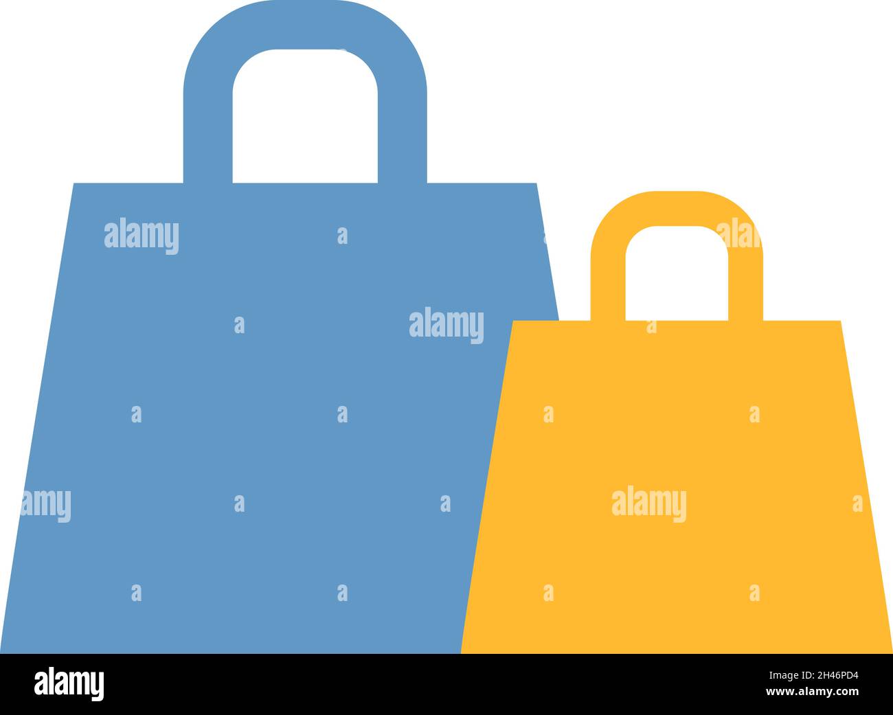 Black plastic bag bags Stock Vector Images - Alamy