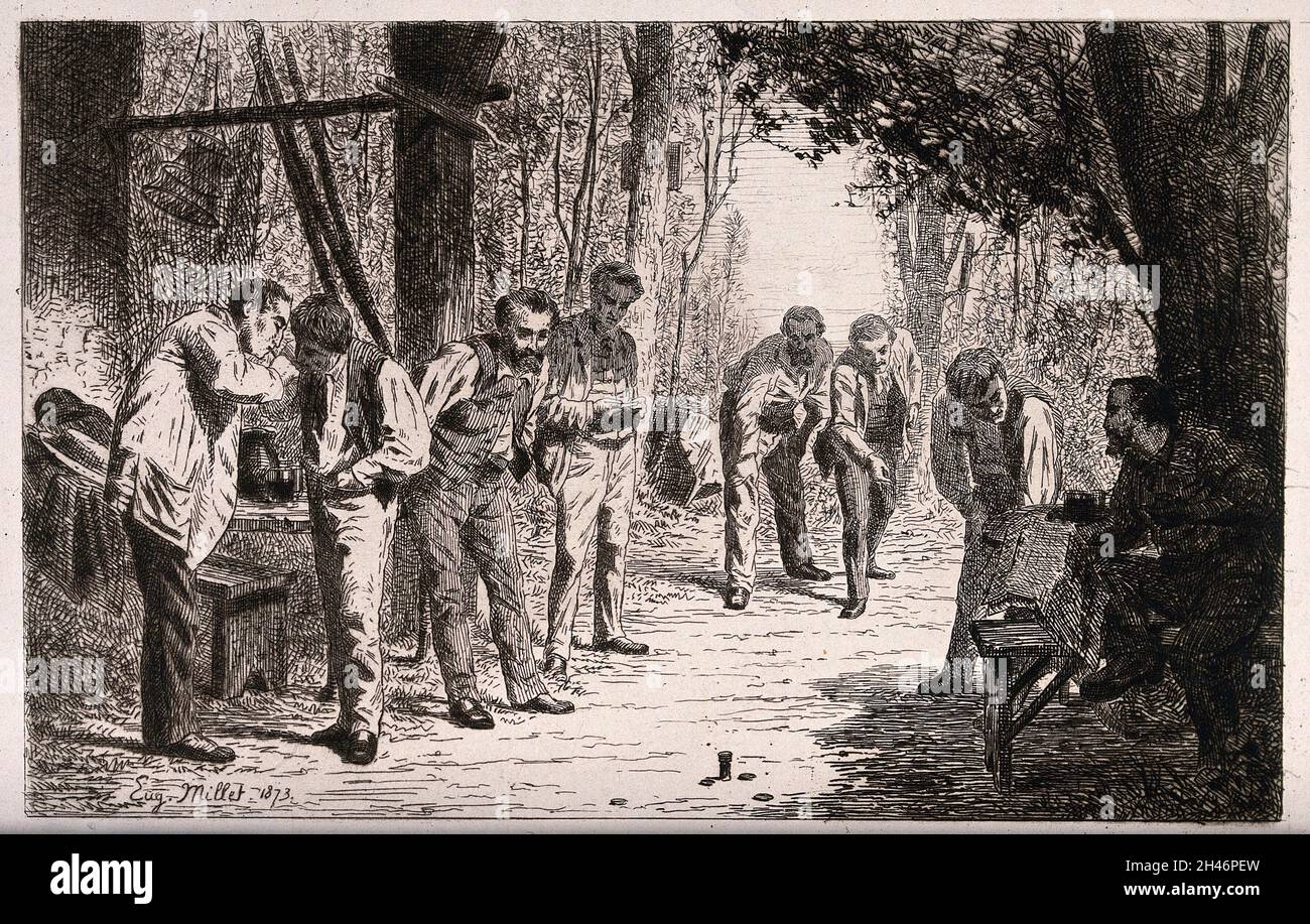 Playing quoits hi-res stock photography and images - Alamy