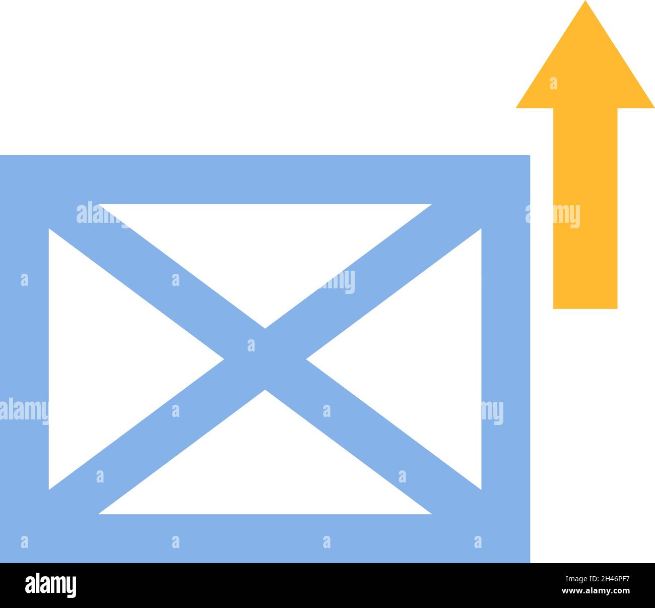 Sent message icon outline Cut Out Stock Images & Pictures - Alamy
