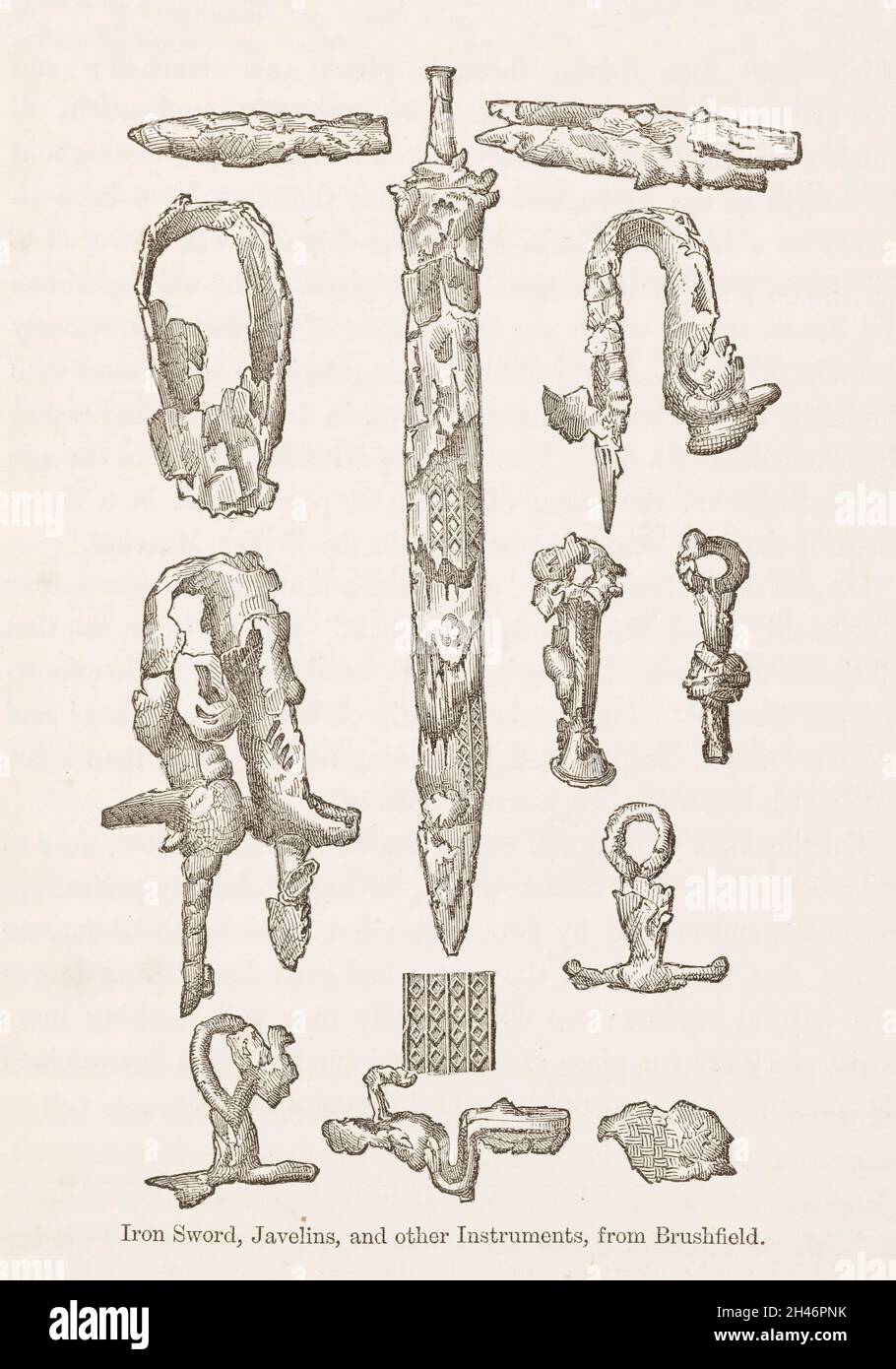 Iron Sword, Javelins, and other Instruments, from Brushfield Stock ...