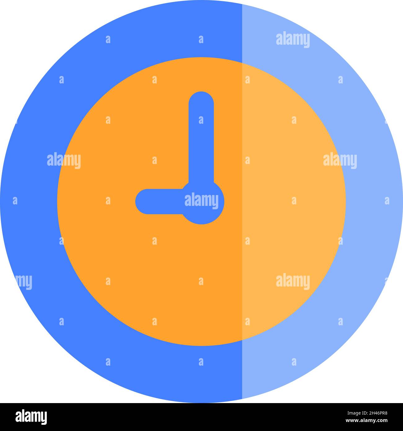 Blue line on yellow Stock Vector Images - Alamy