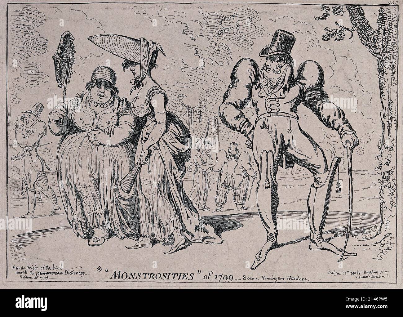 Men and women wearing clothes that are exaggerated in size and style ...