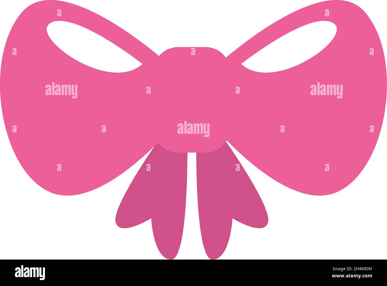 Kindergarten bow , illustration, vector, on a white background Stock ...