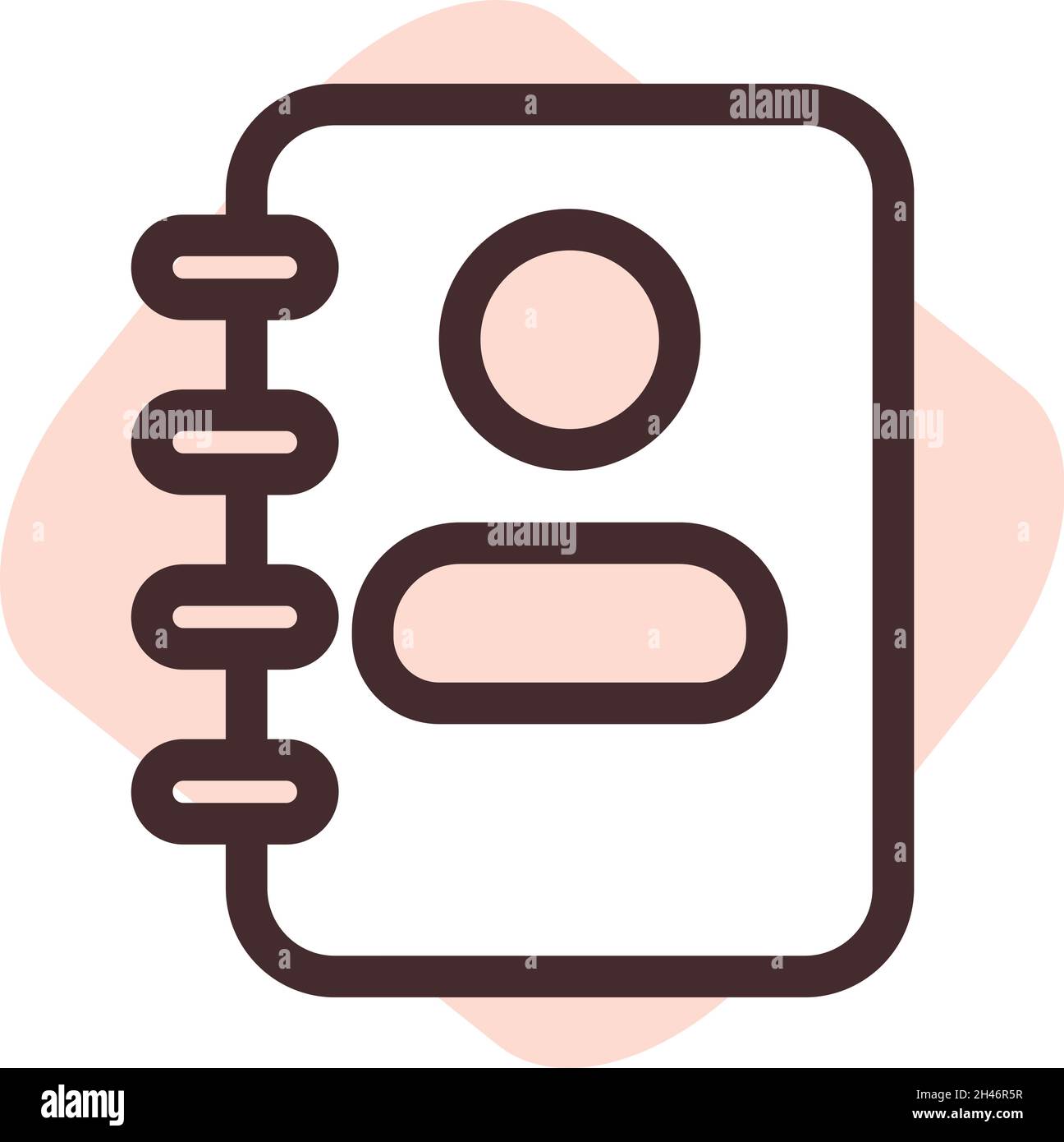 Mobile contacts, illustration, vector, on a white background Stock ...