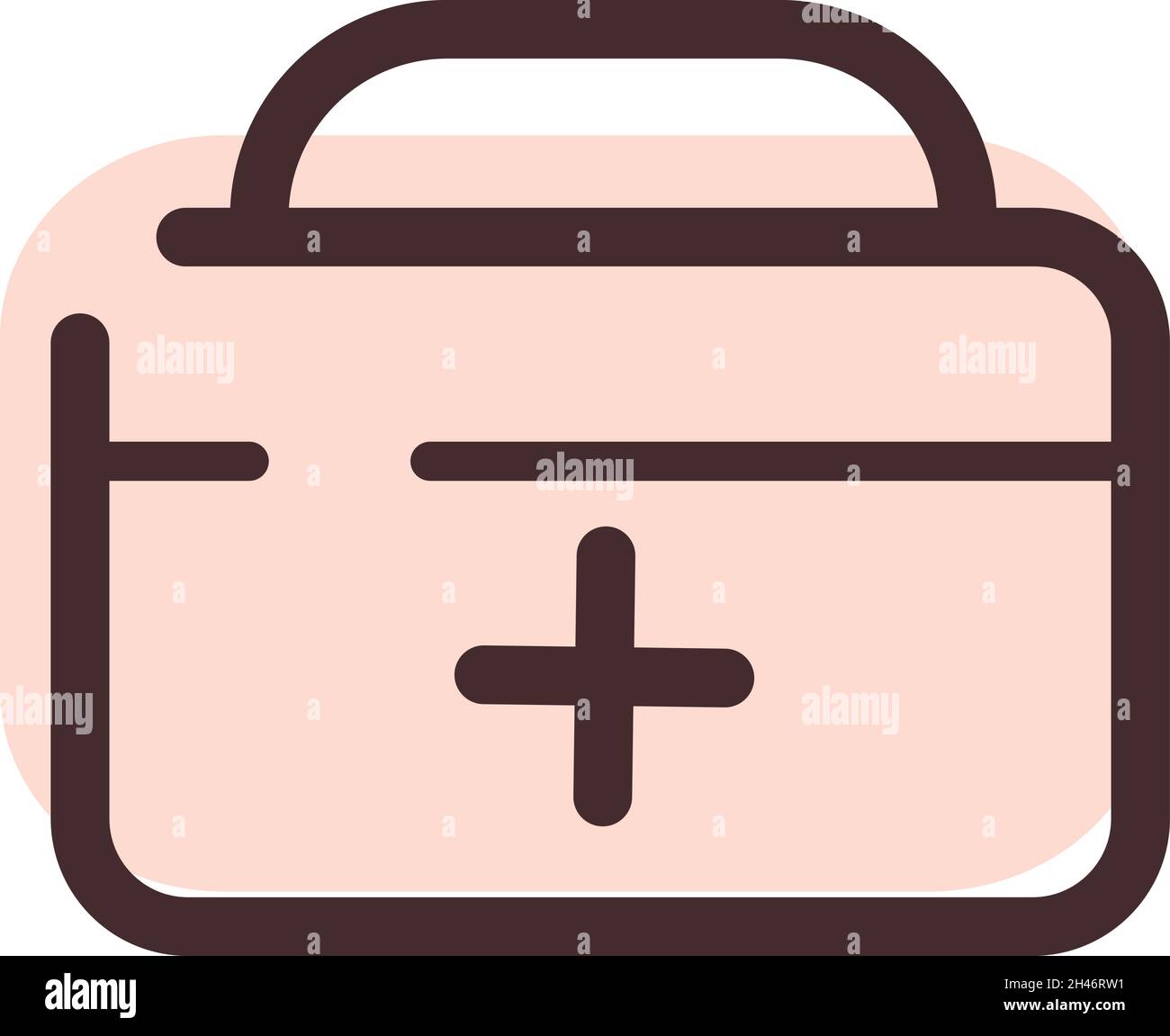 Doctors case, illustration, vector, on a white background Stock Vector ...