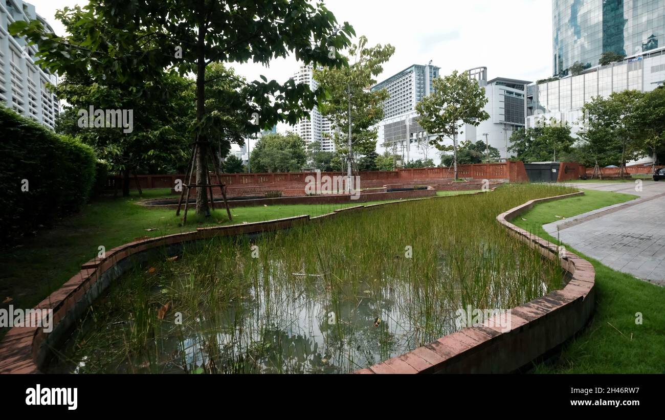 Pathumwan Aurak Park Central District Bangkok Thailand Stock Photo - Alamy