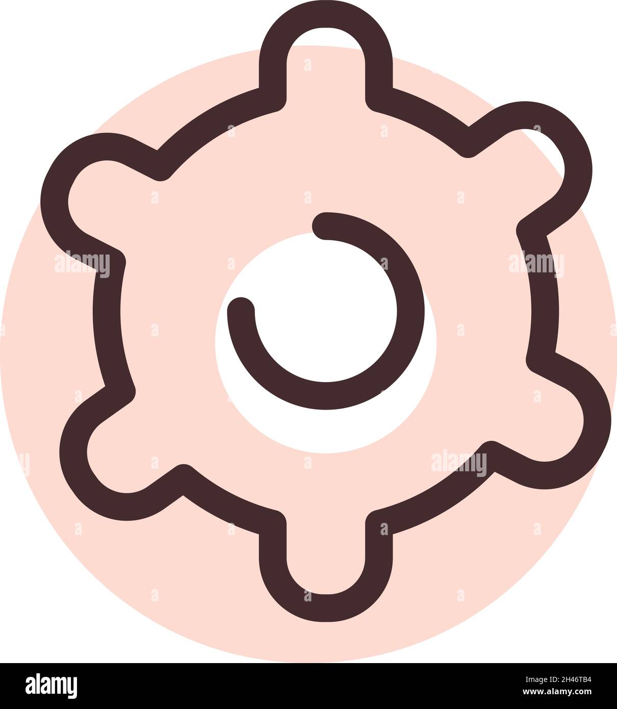 Phone settings, illustration, vector, on a white background Stock ...