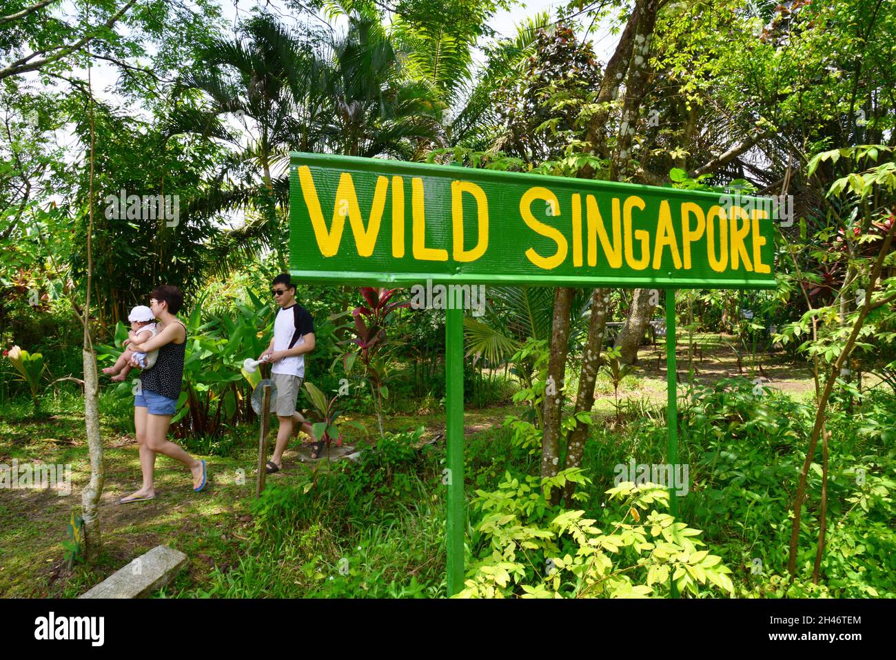 SINGAPORE. THE BOLLYWOOD FARM, ONE OF THE FARMS OF THE KRANJI HERITAGE ...