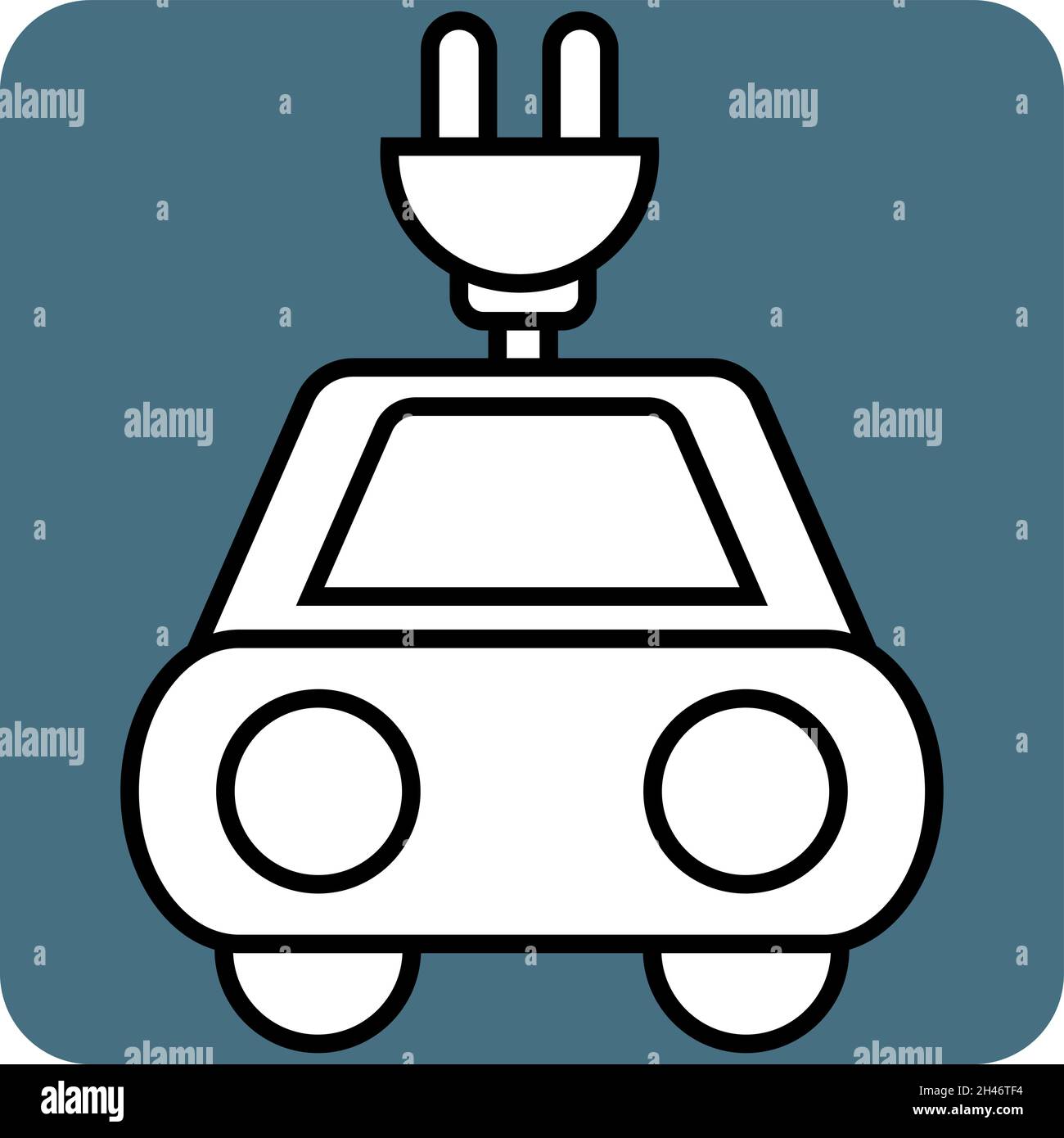 Car charging station icon Cut Out Stock Images & Pictures - Alamy
