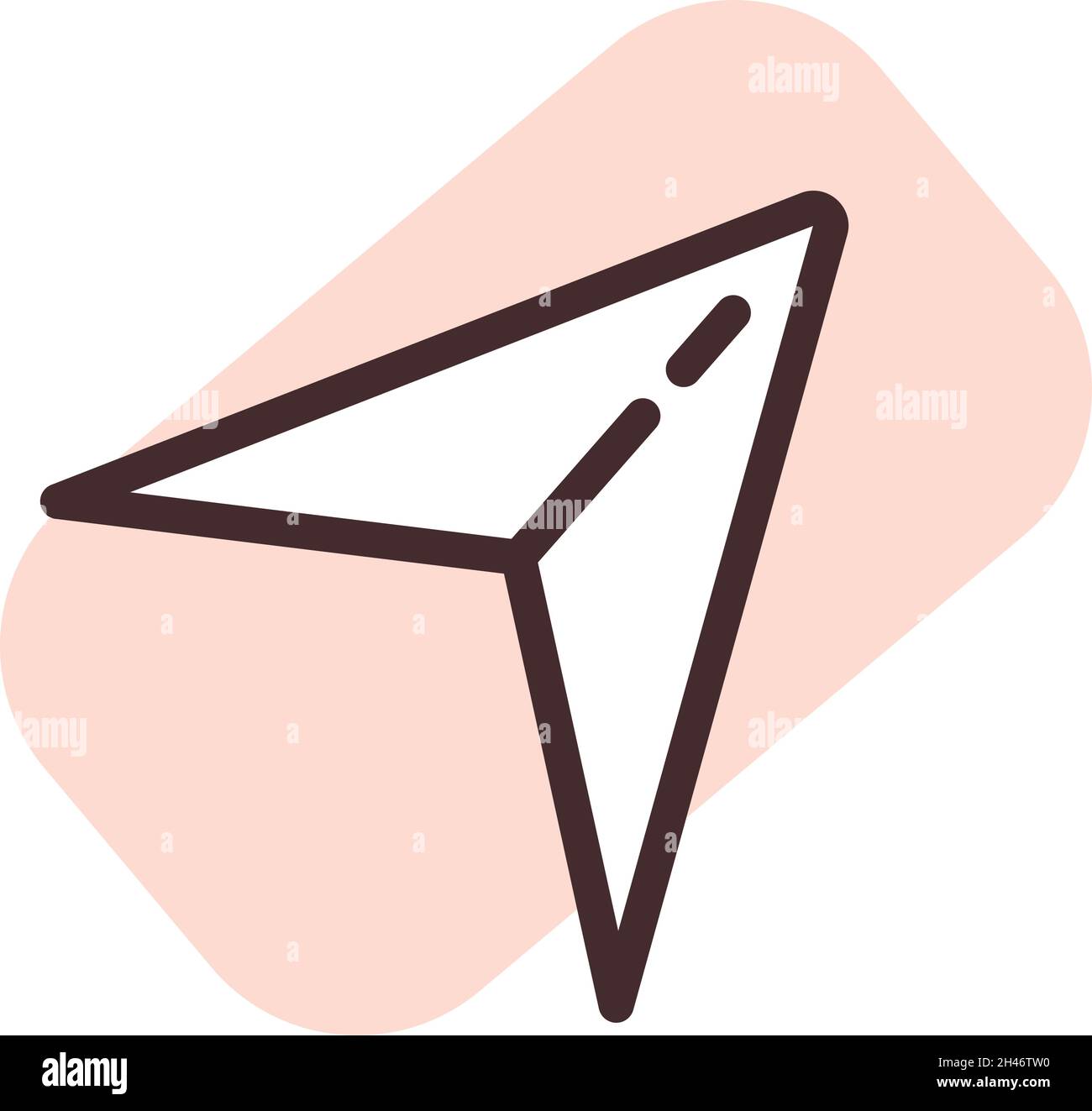 Navigation application on mobile Stock Vector Images - Alamy