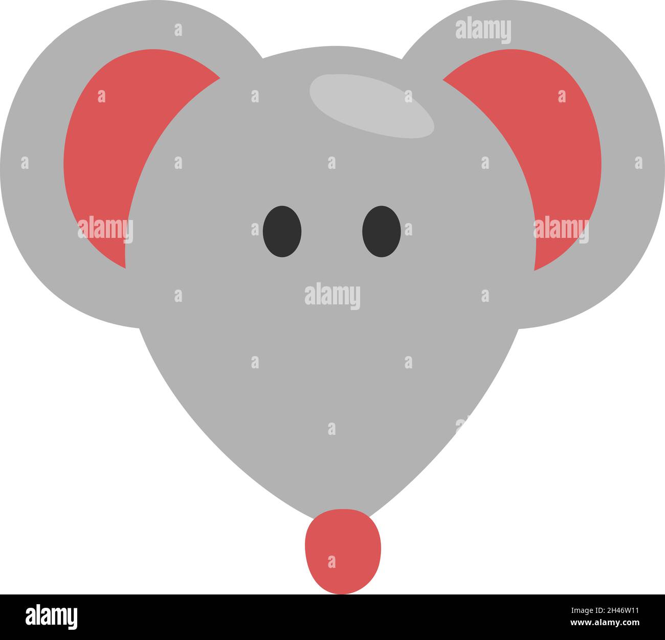 Pet mouse, illustration, vector, on a white background Stock Vector ...