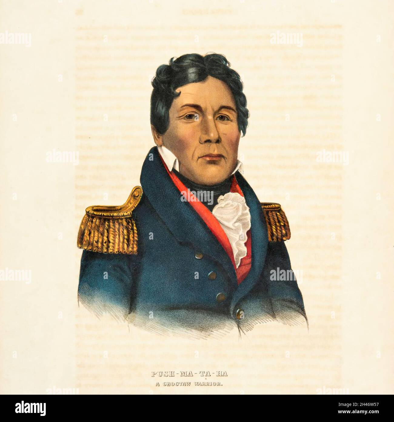 Push-Ma-Ta-Ha a Choctaw Warrior [Pushmataha (c. 1764 – December 24 ...