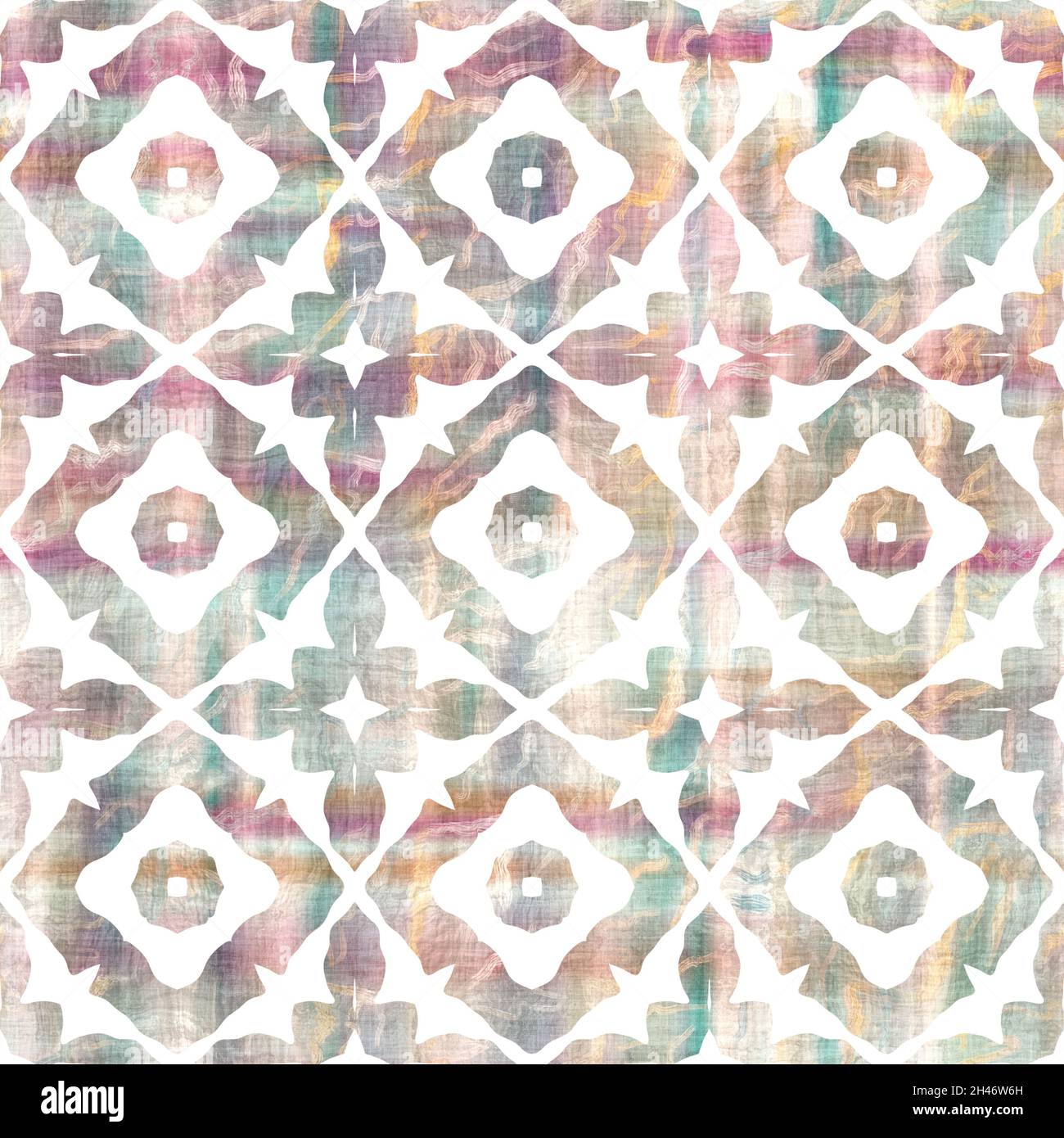 Seamless white on color interior wall tile style surface pattern design ...