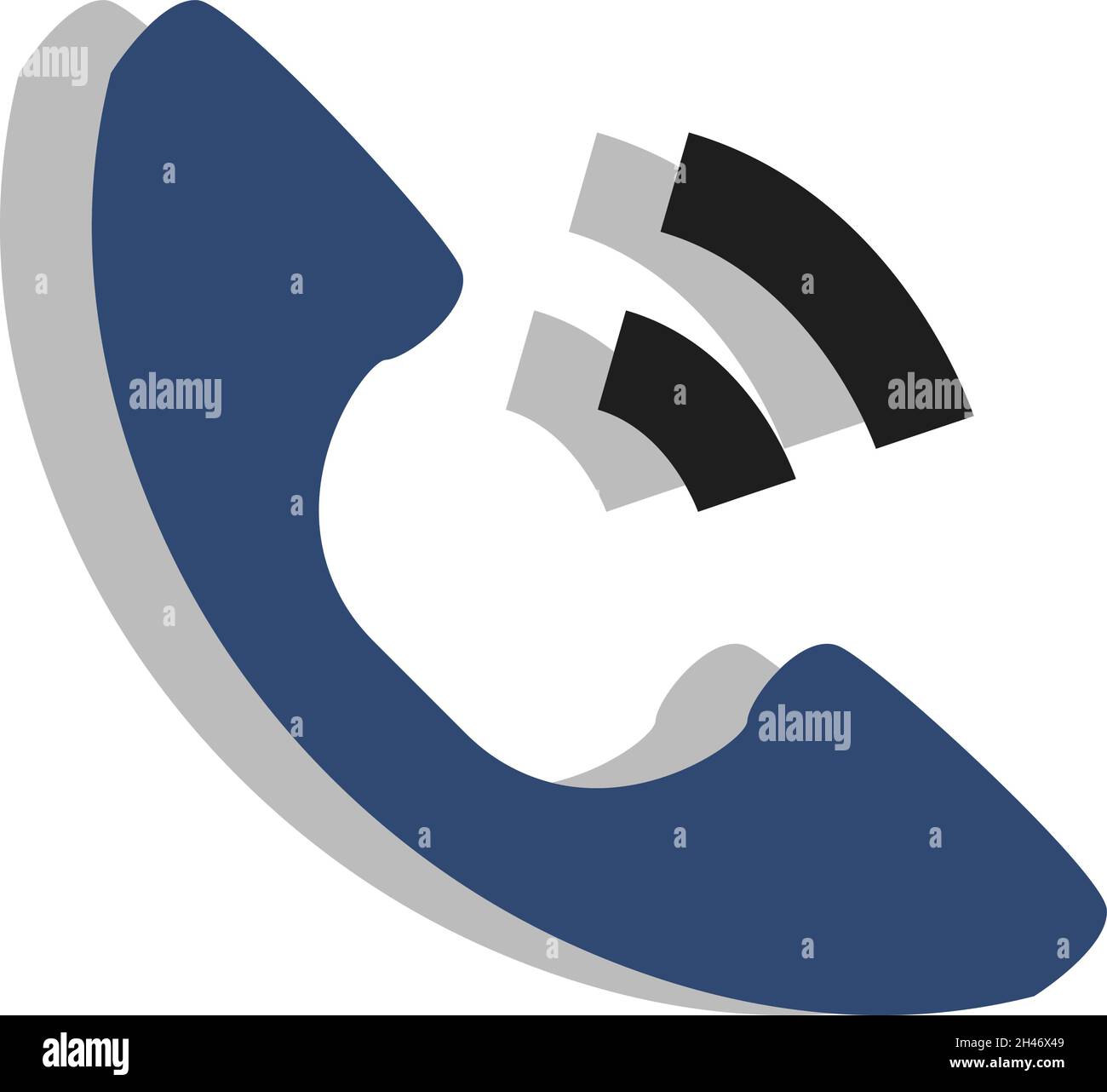 Police call, illustration, vector, on a white background Stock Vector ...