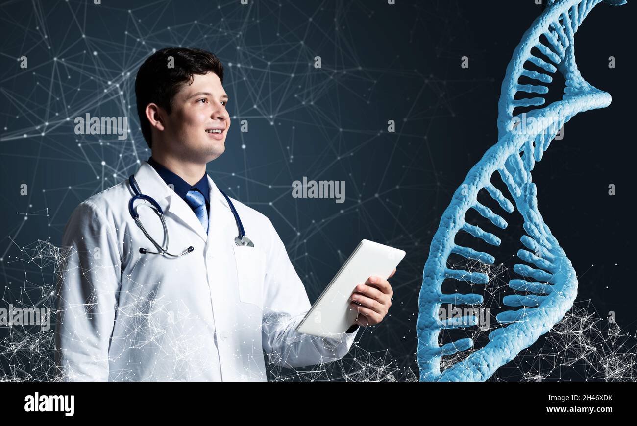 Dna graph heart hi-res stock photography and images - Alamy