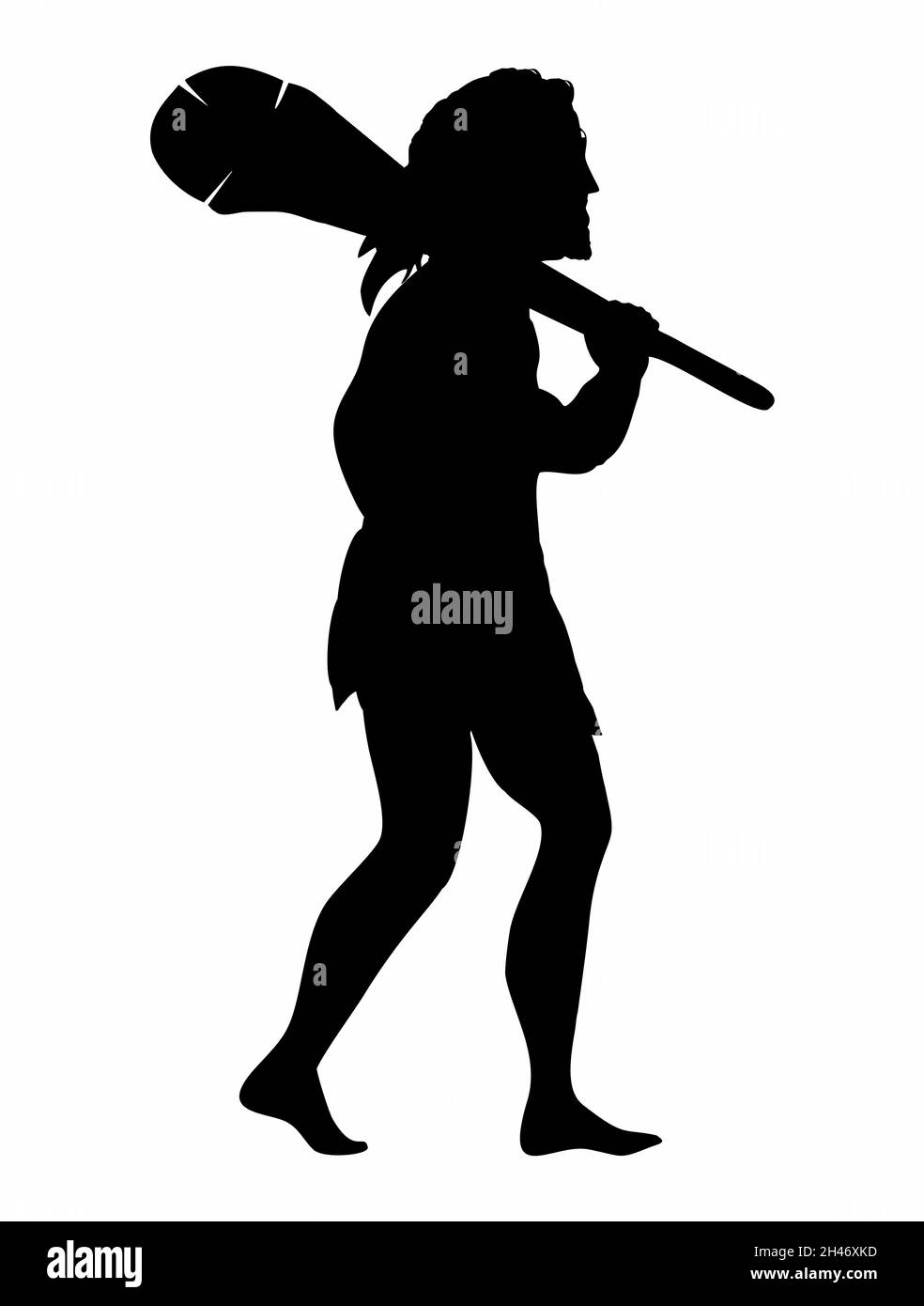 Caveman Spear High Resolution Stock Photography and Images - Alamy