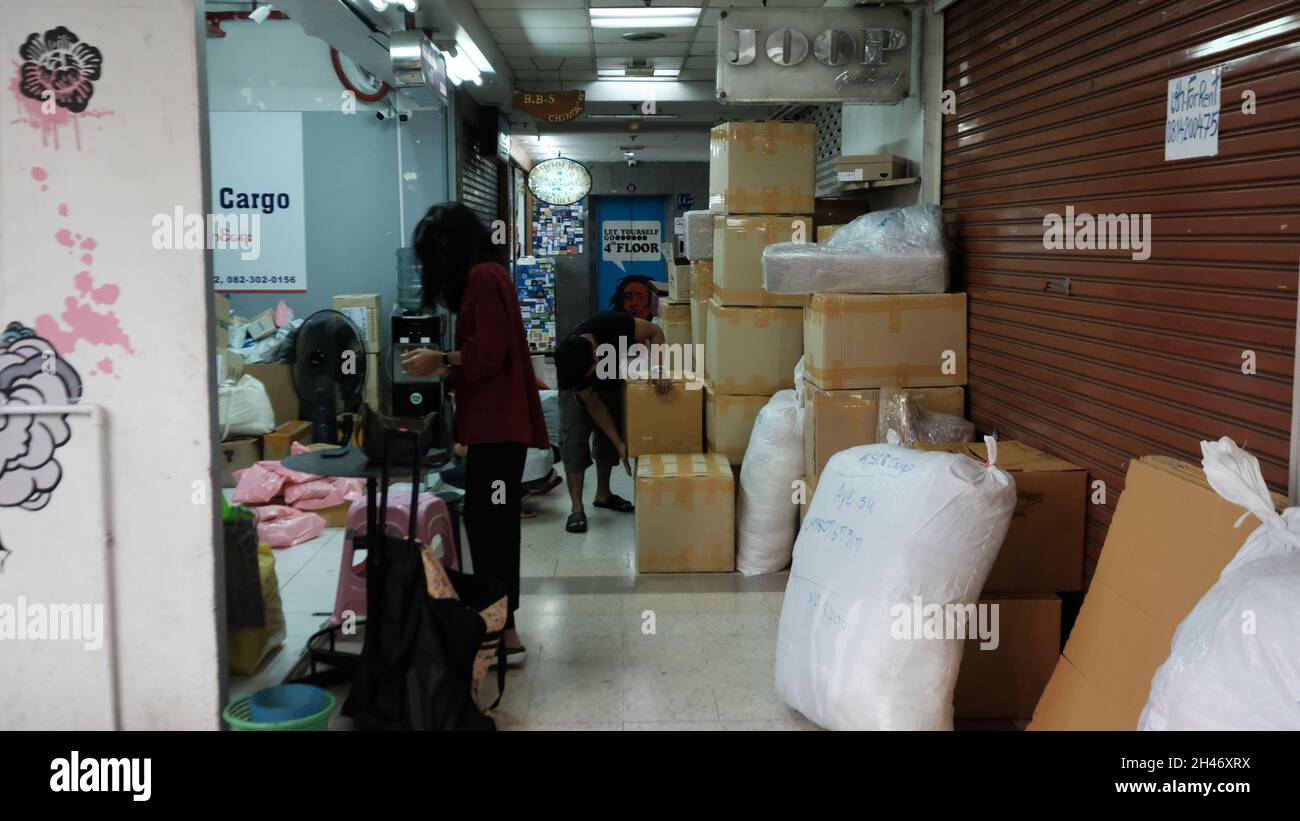 Baiyoke Gallery Pratunam Market Shopping Area in Bangkok Thailand Stock ...