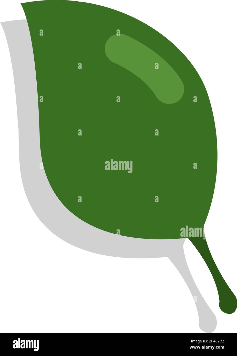 One leaf image Stock Vector Images - Alamy